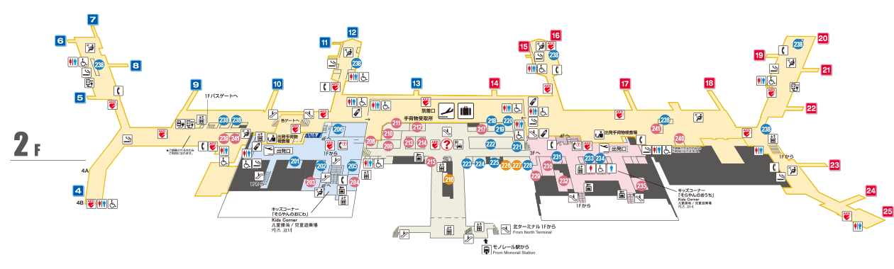 フロアマップ | 大阪国際空港（伊丹空港）