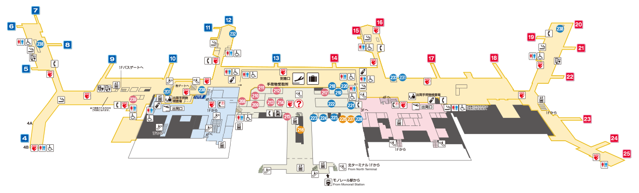 フロアマップ | 大阪国際空港（伊丹空港）